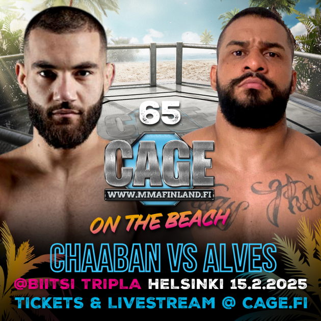 CAGE 65 Main Event: Chaaban vs Alves | MMA Finland Oy