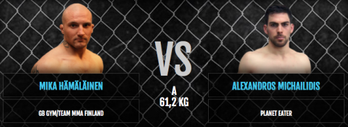 CAGE 28 HELSINKI: Hämäläinen vs Michailidis | MMA Finland Oy